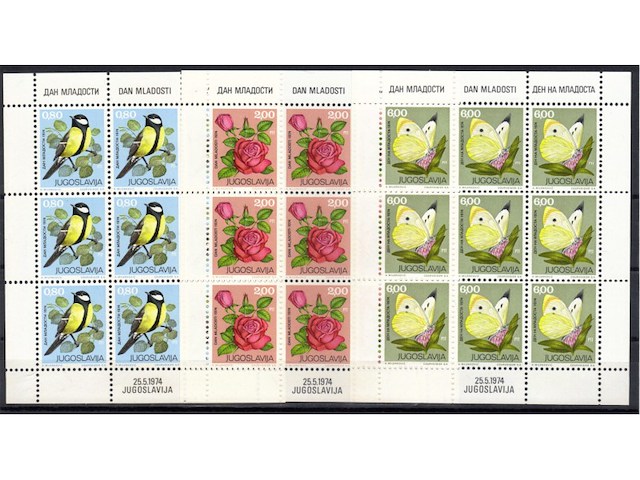 Povodom Dana mladosti-Fauna i flora 1974.,tabačići,