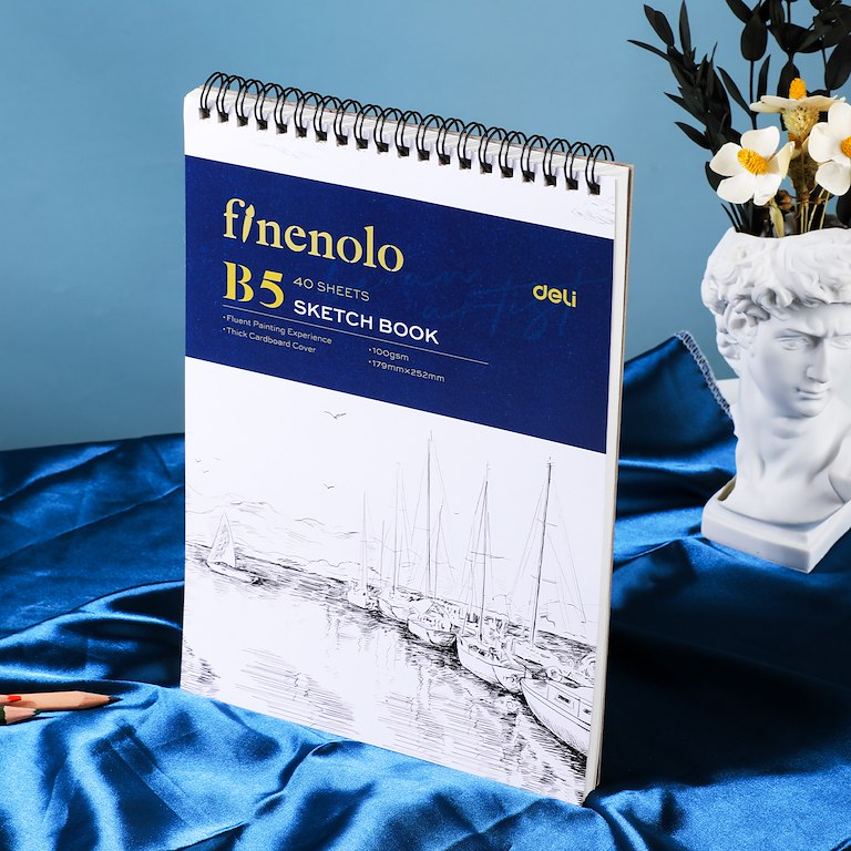 BLOK ZA CRTANJE DELI
Sketch book, B5, 40
lista, 100g EN025
