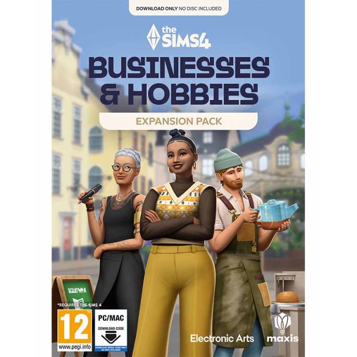 PCG The Sims 4: Business & Hobbies (EP18) (Code In A Box)