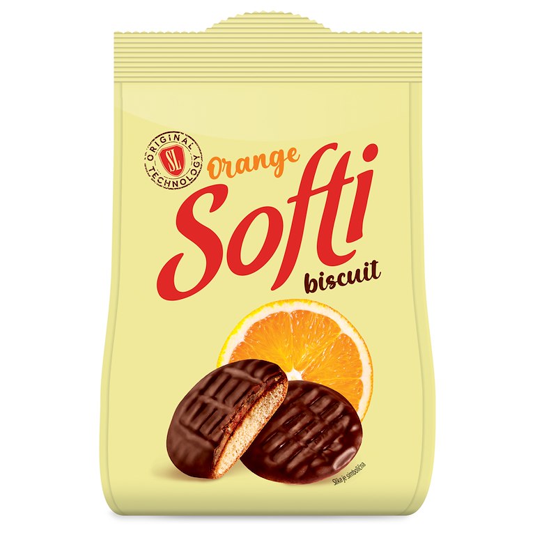 MINI SOFTI ORANGE BISCUIT 115G