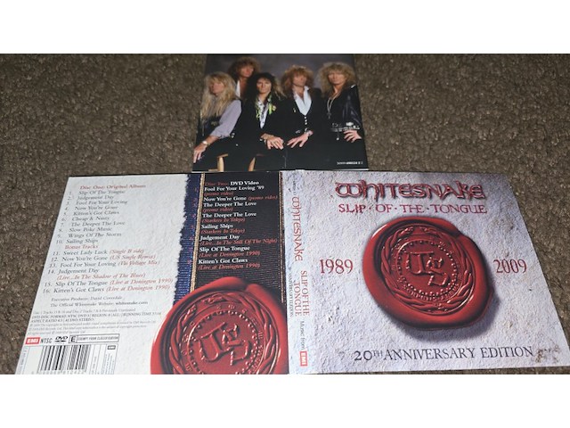 Whitesnake - Slip of the tongue CD+DVD , ORIGINAL