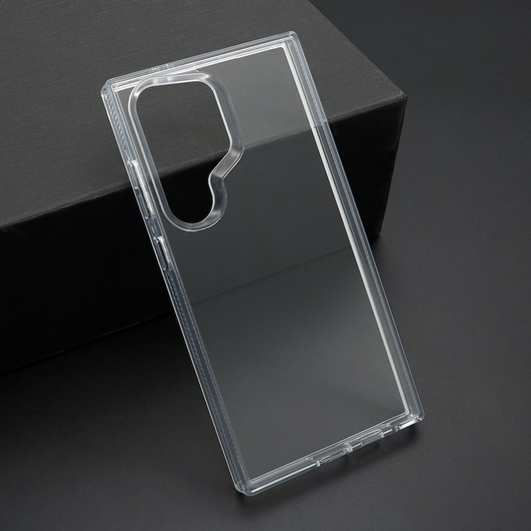 Futrola COLOR FRAME za Samsung S928B Galaxy S24 Ultra 5G srebrna (providna)