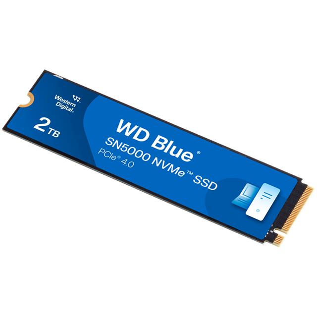 Western Digital SSD WD Blue SN5000 NVMe (M.2 2280, 2TB, PCIe Gen4 16GT/s, up to 4 Lanes)
