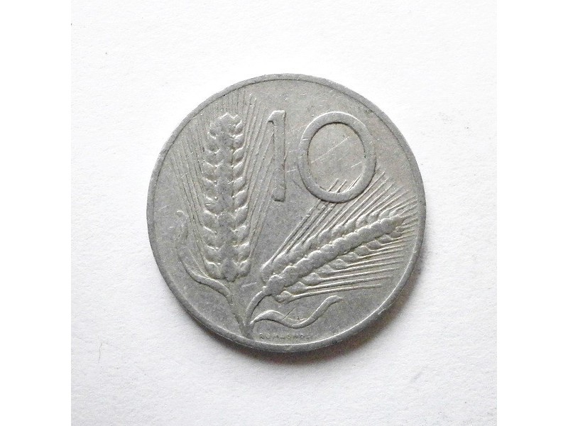 Italija 10 lira 1955