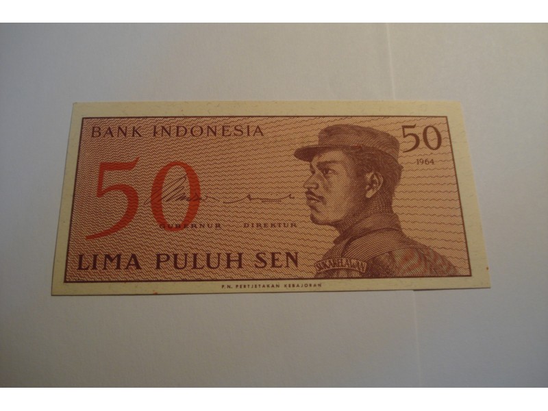 INDONEZIJA - 50 SEN - 1964