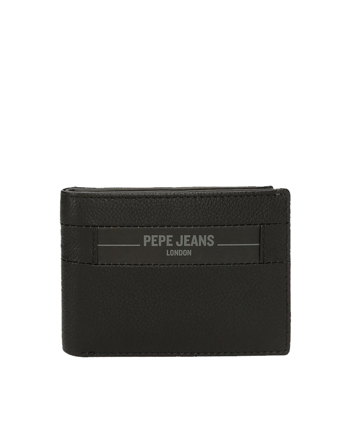 NOVČANIK CHECKBOX THE ONE HORIZONTAL BLACK Pepe Jeans