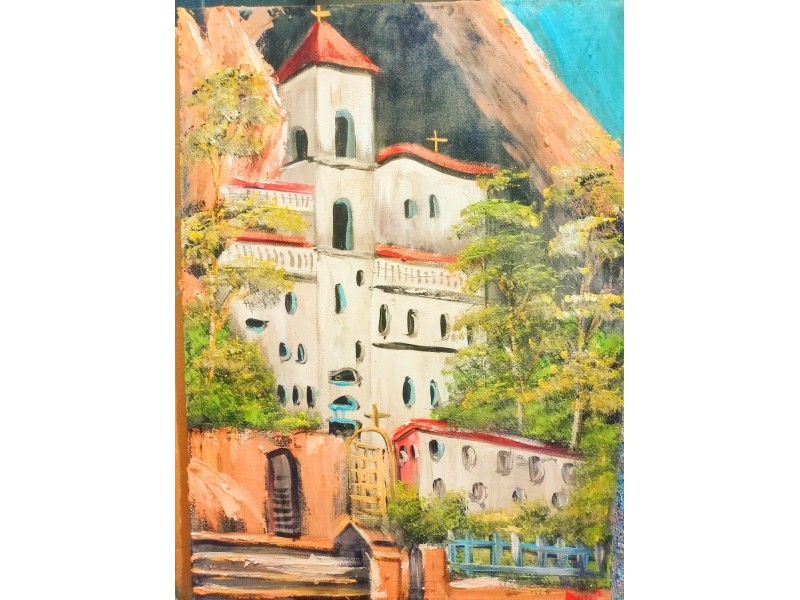 Ostrog 70x50cm ulje na platnu