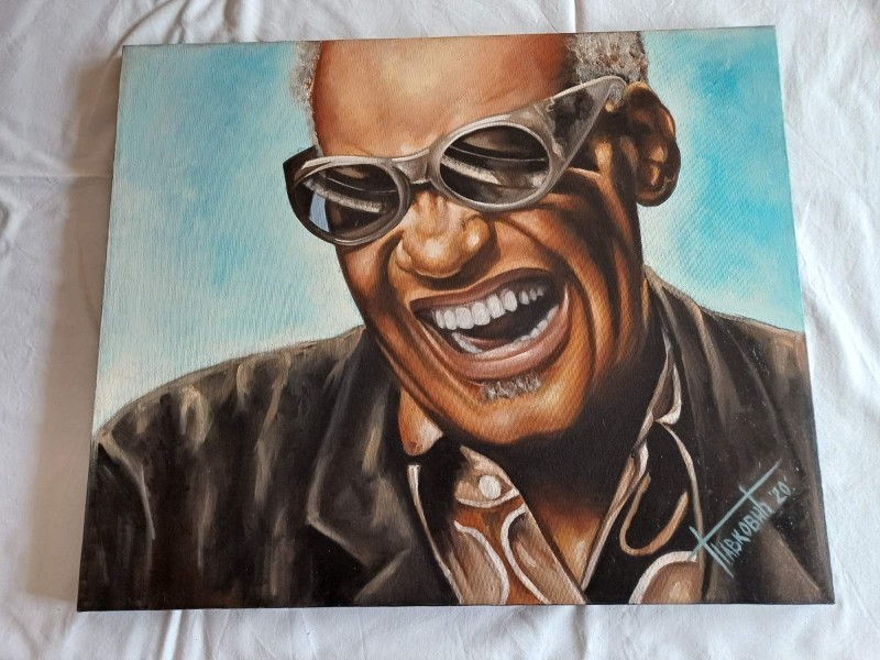 Ulje na platnu Ray Charles