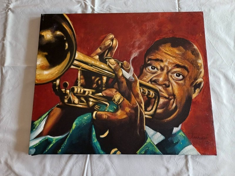 Ulje na platnu Louis Armstrong