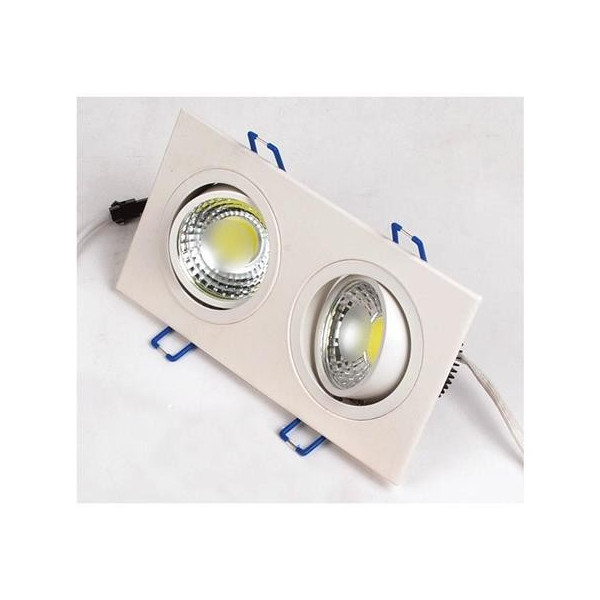 LED rozetna - ugradna lampa 10W 6400K ADRIANA-10 bela