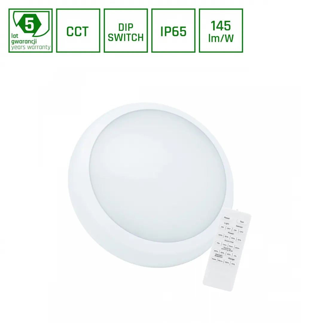 SPECTRUM LED Nymphea city pro 2 18/24W CCT, IP65 IK08 031039CCT