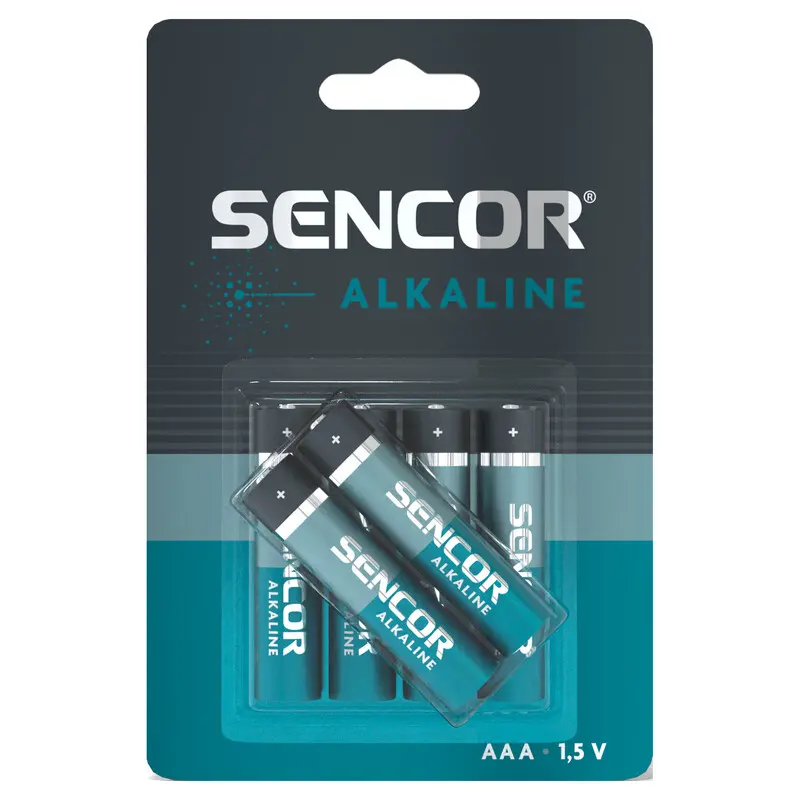 SENCOR Alkalne baterije LR03, AAA, 4+2 BP, 6 komada