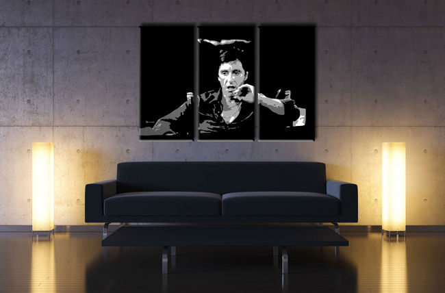 Ručno oslikana POP ART slika AL PACINO 120k80 cm