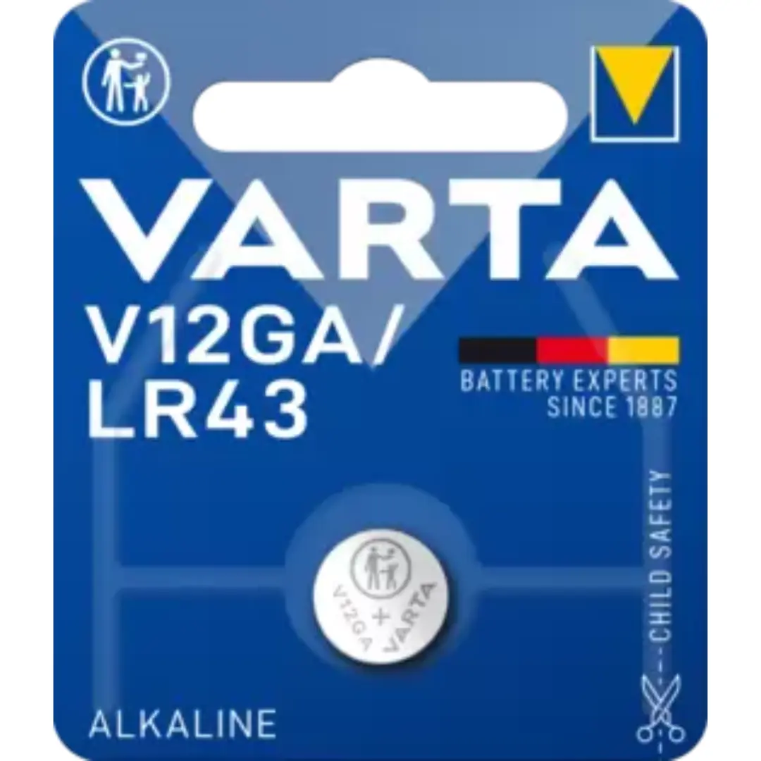 VARTA Alkalne baterije V12GA LR43, 1,5V