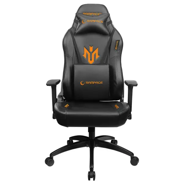 Rampage Gaming stolica KL-R45 MASSIVE crna/narandžasta