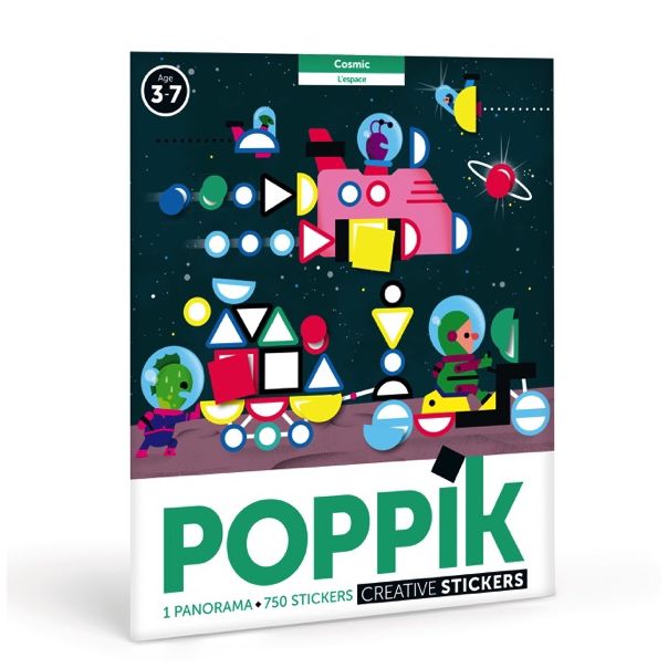 POPPIK Panorama od nalepnica: Svemir