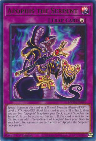 Apophis the Serpent - MZTM-EN010 - Ultra Rare 1st Edition