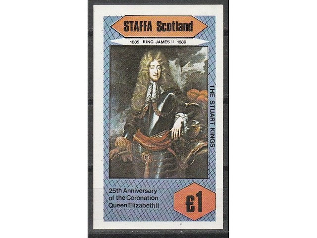 Staffa, Scotland - King James II - MNH