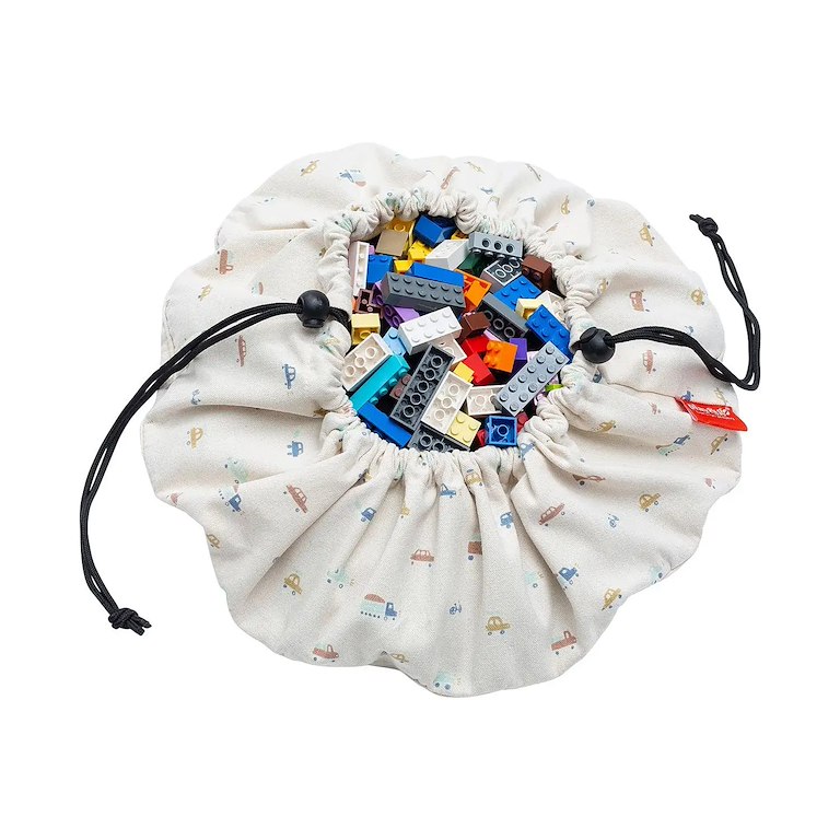 PLAY&GO 2u1 Vreća i podloga za igranje Automobili, 40cm