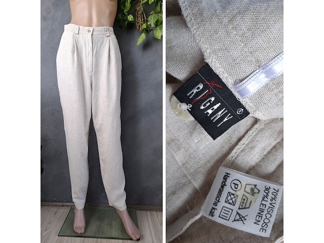 Vintage pantalone viskoza lan M