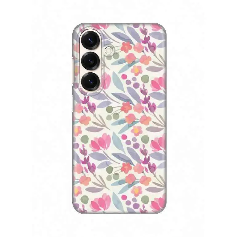 Maska silikon Print za Samsung S931B Galaxy S25 Watercolor Flowers