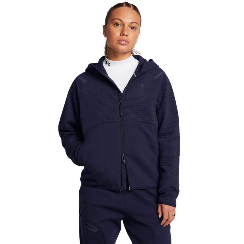 Under Armour Women's UA Unstoppable Fleece Grid Full Zip