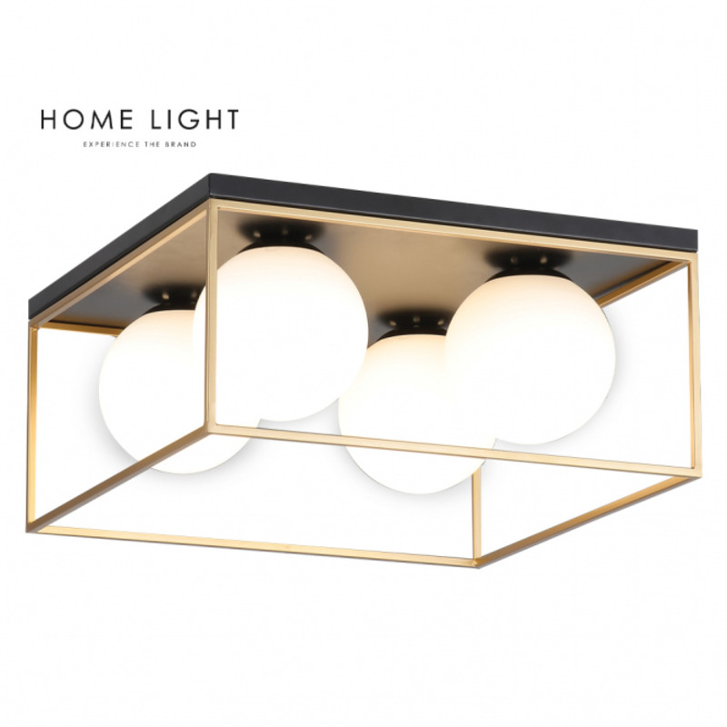 TALIA 70 PLAFONJERA 4XE14 CRNA/ZLATO HOME LIGHT