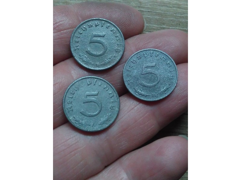 KO 32 - Nemačka - 5 rpf 1940, 42 A, B i G - F -