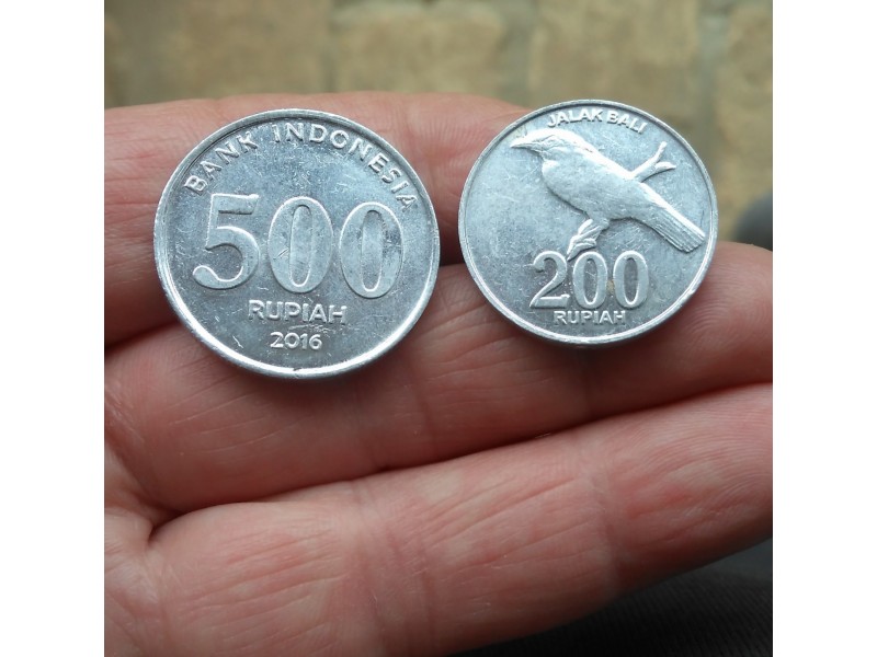 KO 44 - Indonezija - 200 i 500 rupji 2003 / 2016 - XF -