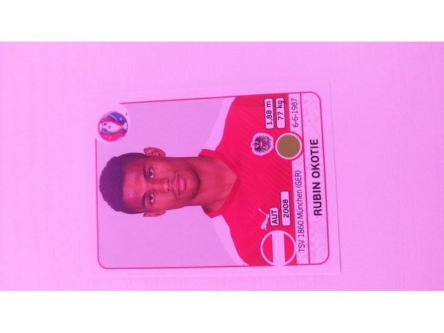 Panini EURO 2016 sličica broj 646