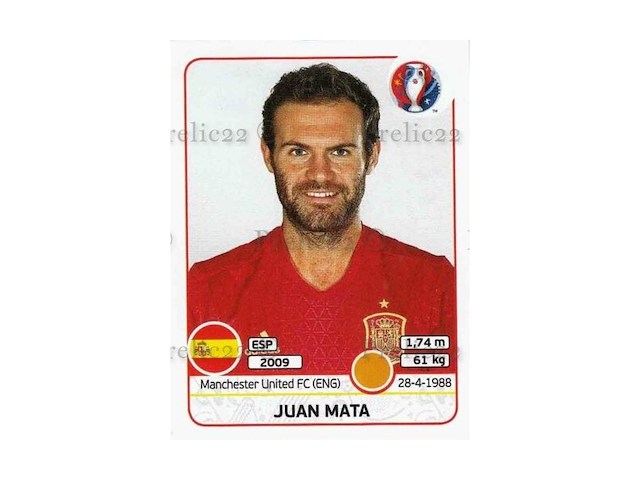 EURO 2016 sličica broj 367 , Panini