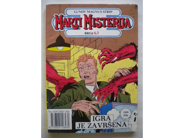 Marti Misterija broj 63-Igra je završena