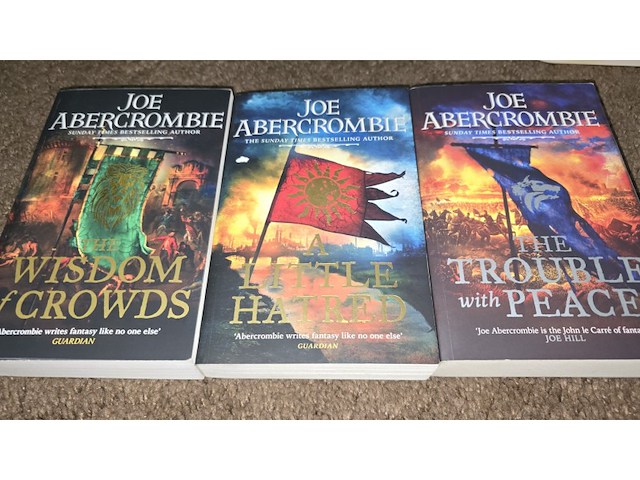 Joe Abercrombie, The age of madness trilogy , 3 knjige