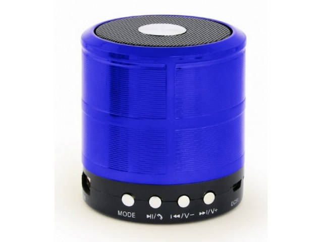 SPK-BT-08-B Gembird Portable Bluetooth speaker +handsfree 3W, FM, microSD, AUX, blue FO