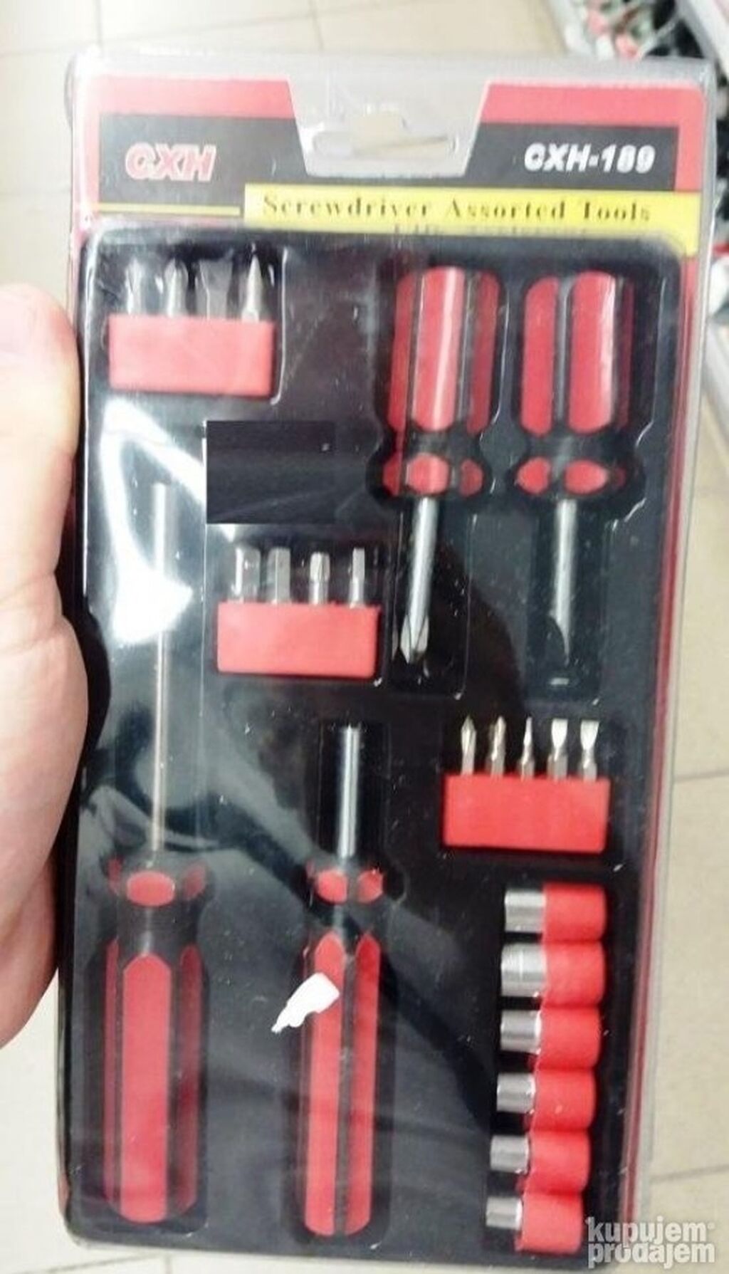 Set preciznih odvijaca sa nosacem CXH 189