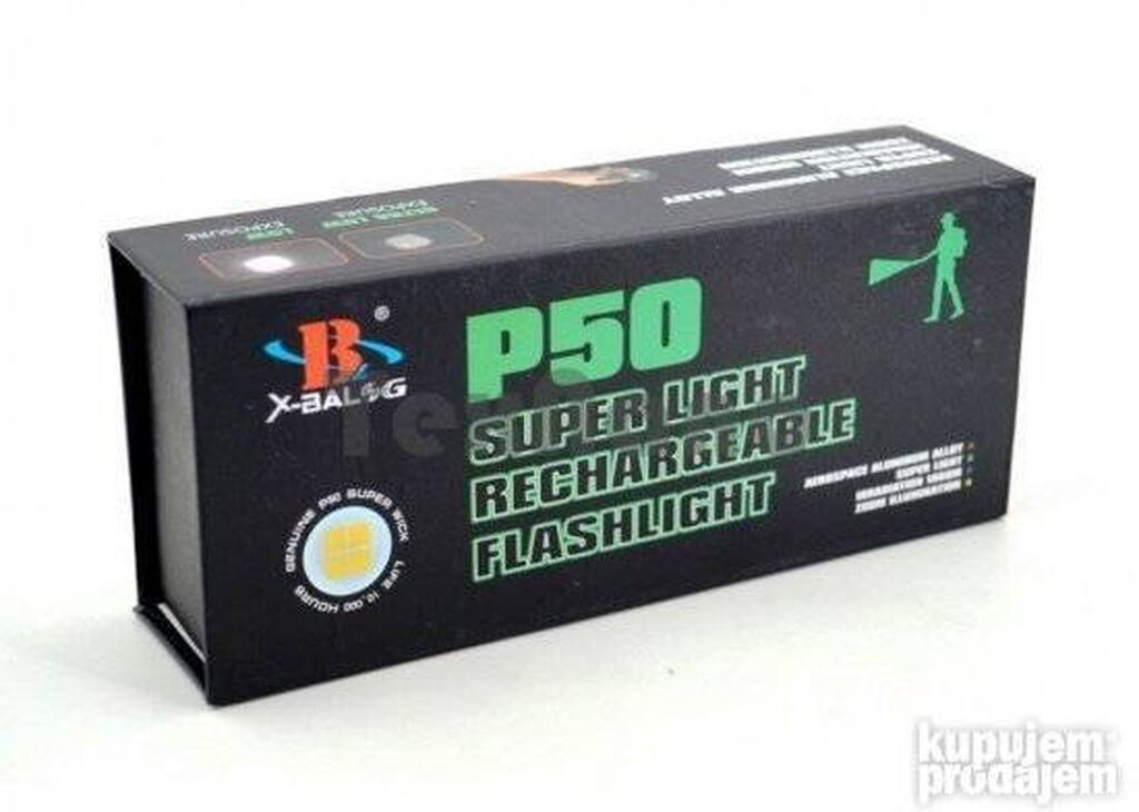 LED lampa Bailong BL-X71-P50 1499 din Odlično punjiva sočiva, čvrsta