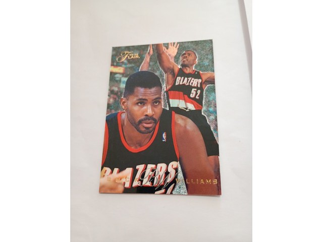 Kartica nba flair 1995/96 back williams br.115