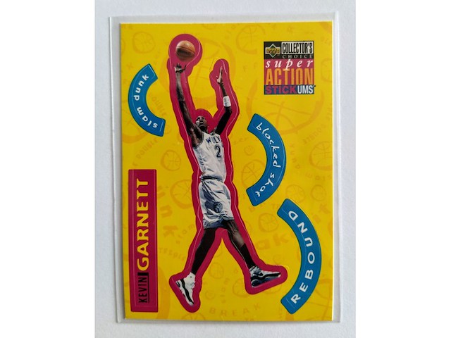 Kevin Garnett Rookie сличица Upper Deck 1996