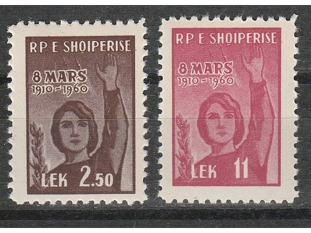 Albanija, Albania - 1960 - Women`s Day - MNH