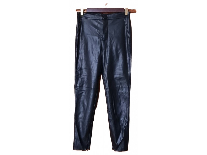 ZARA...KOZNE PANTALONE-KAO NOVE VEL.M