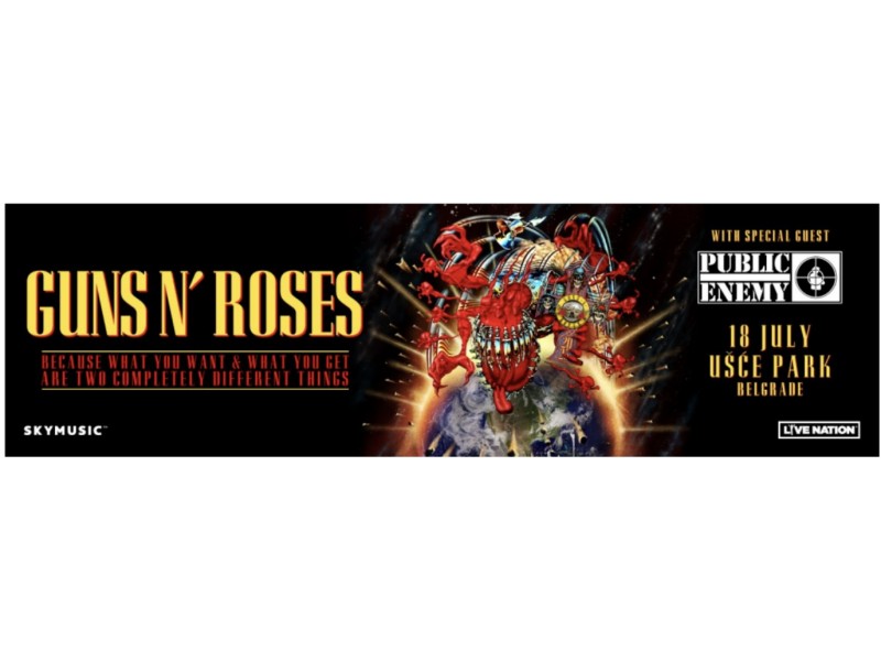 Guns N' Roses / 18.07.2025 / BEOGRAD (2 komada)