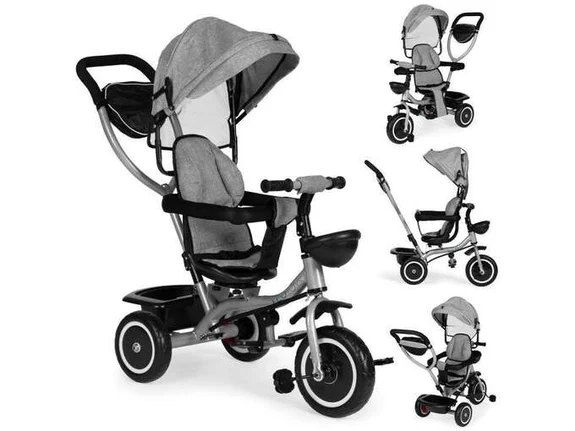 Eco toys Tricikl sa rotirajućim sedištem i sklopivom tendom 2u1