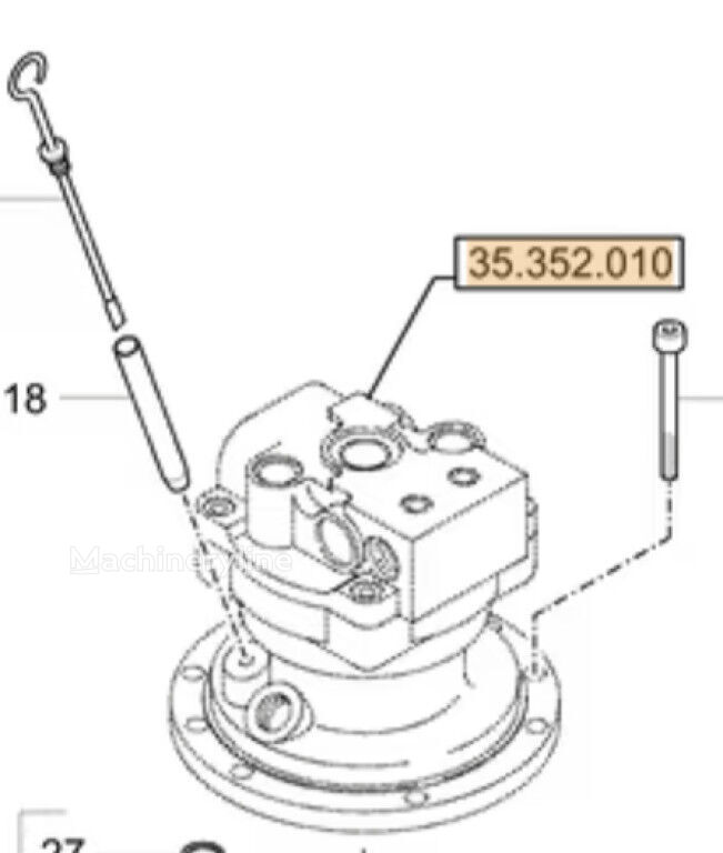 Case 31M9-10152SG8 hidraulični motor za Case CX57C bagera