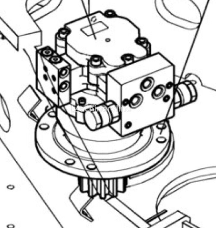Case PY15V00012F2 hidraulični motor za E50 E50B E50BSR E50SR EH50.B građevinske mašine