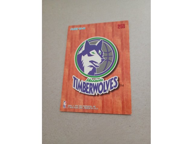 Kartica nba fleer 1995/96 minesota timberwolves br.253