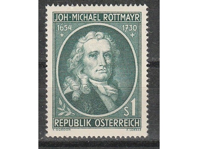 Austria, Austrija - 1954 - Johann Michael Rottmayr - MH