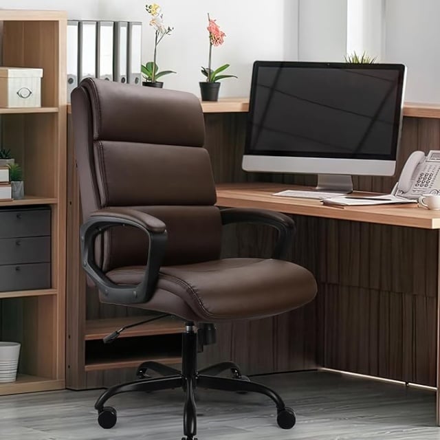 Kancelarijska fotelja 2196 Braon 650x720x1090(1190) mm ( 755-855 )