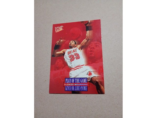 Kartica nba fleer ultra 1996/97 alonzo mourning br.295