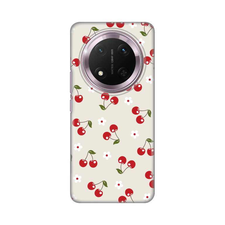 Zastitna silikonska maska (futrola) PRINT - Huawei Honor Magic 7 lite Cherry and Flowers