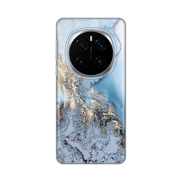 Zastitna silikonska maska (futrola) PRINT - Huawei Honor Magic 7 Pro Blue Gold Marble